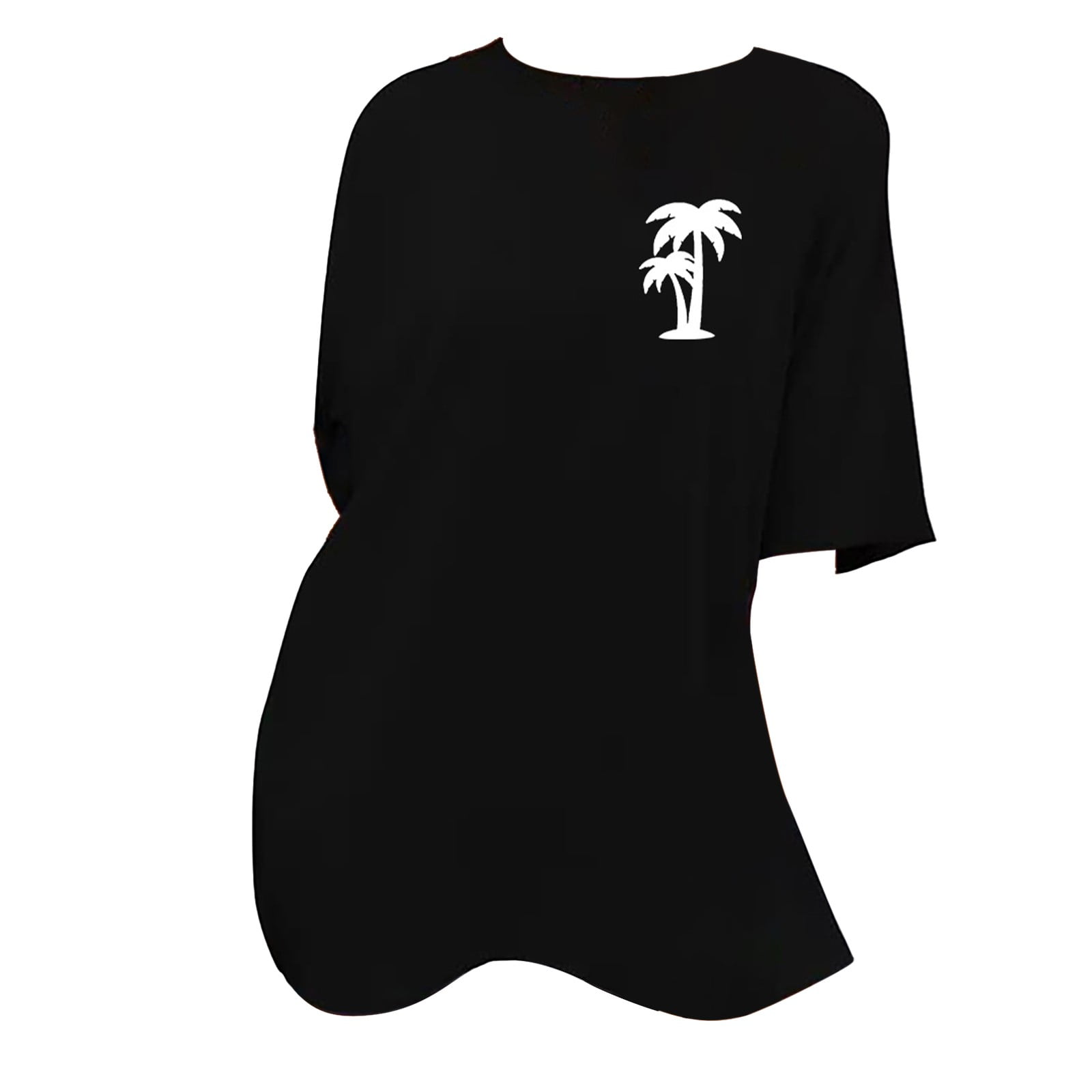 Ktmkh Womens Oversized T Shirts Loose Fit Summer Print Large Short