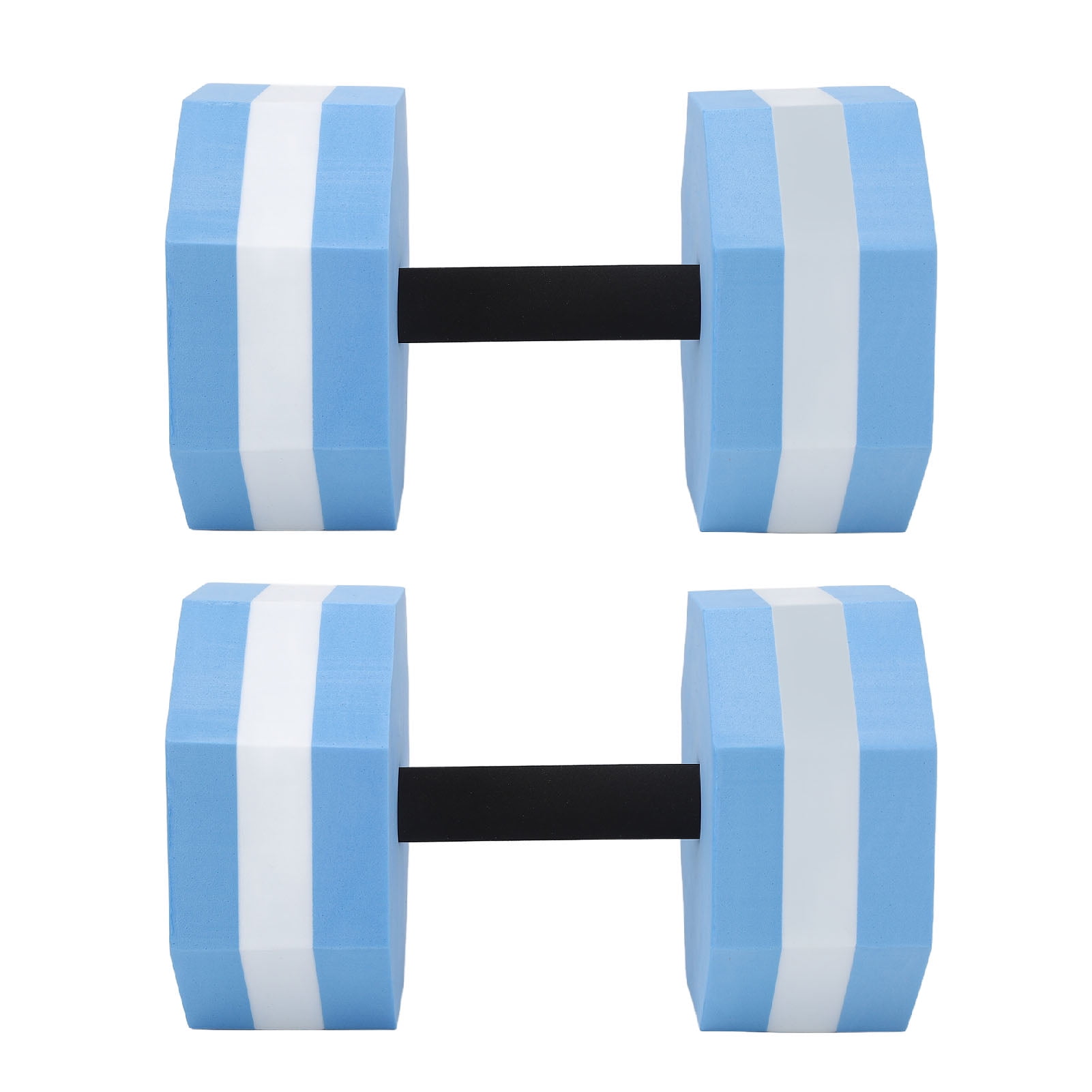 KUAA 2Pcs High Density EVA Foam Dumbbell Set Aquatic Exercise Dumbbells ...