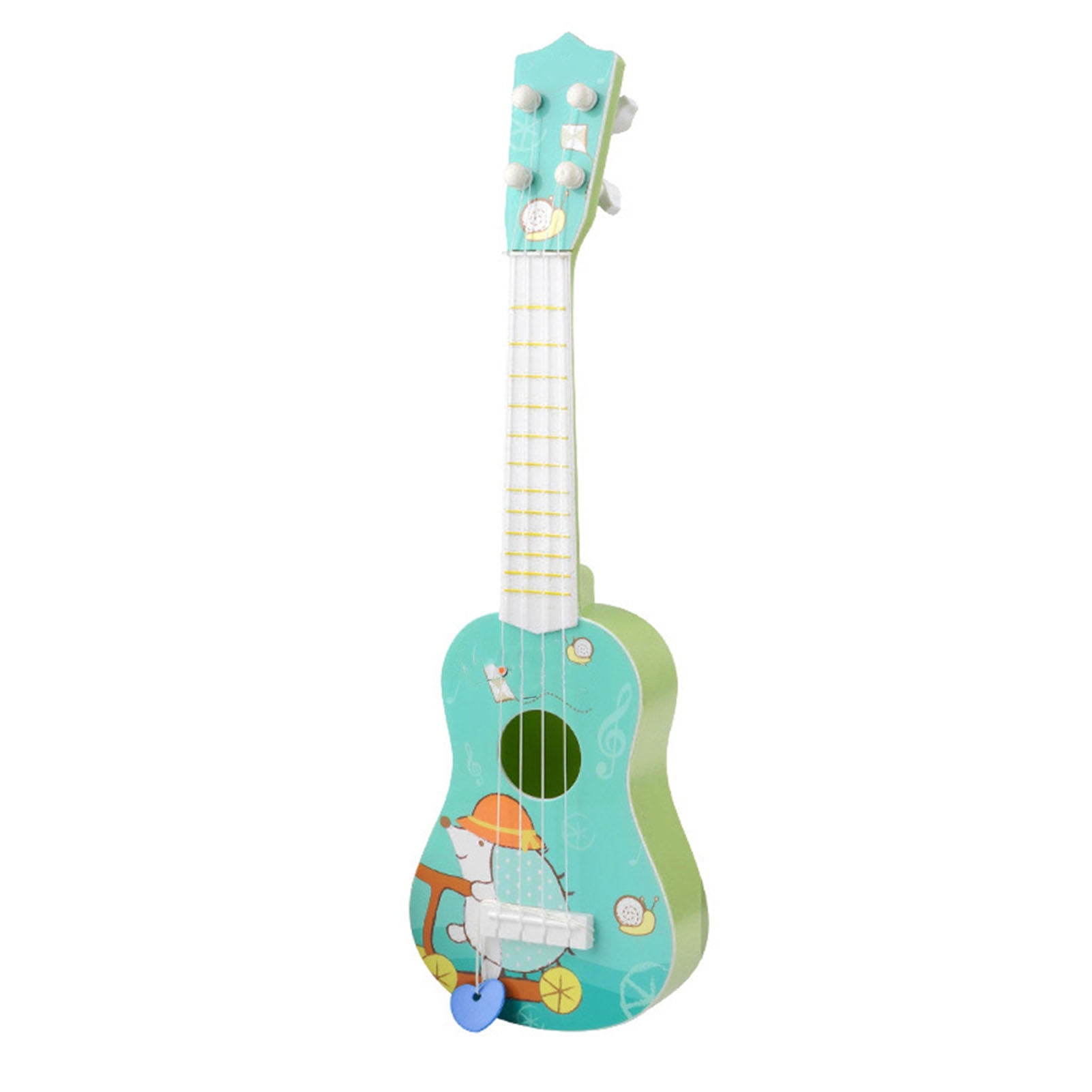 KUAA 4 String Kid Miniature Ukulele Music Toy Colorful Patterned ...
