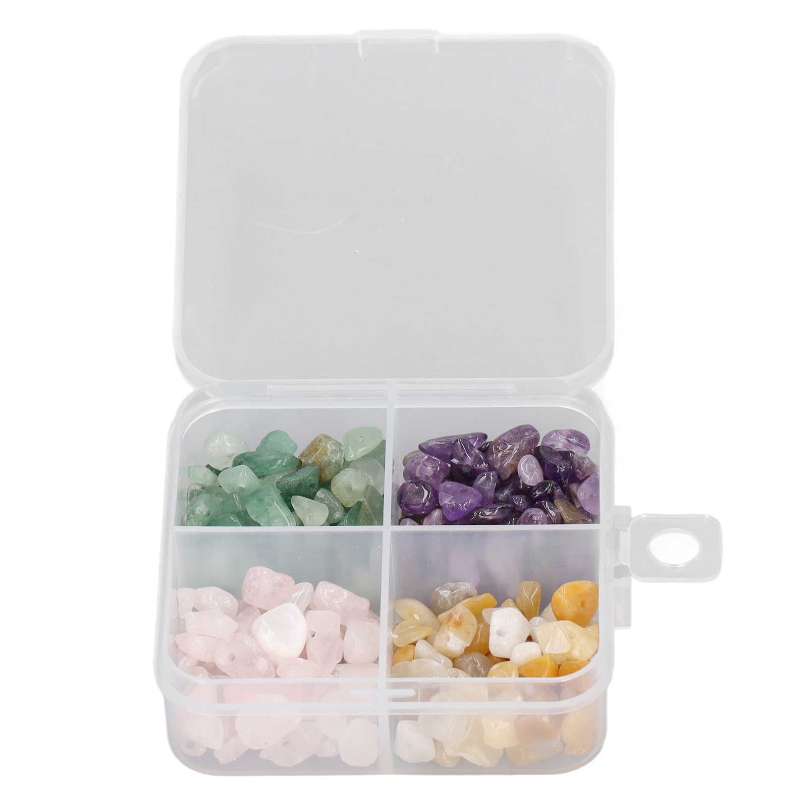 KUAA 60g Chip Stone Beads Fine Sanding Irregular Shapes 4 Types Stone ...