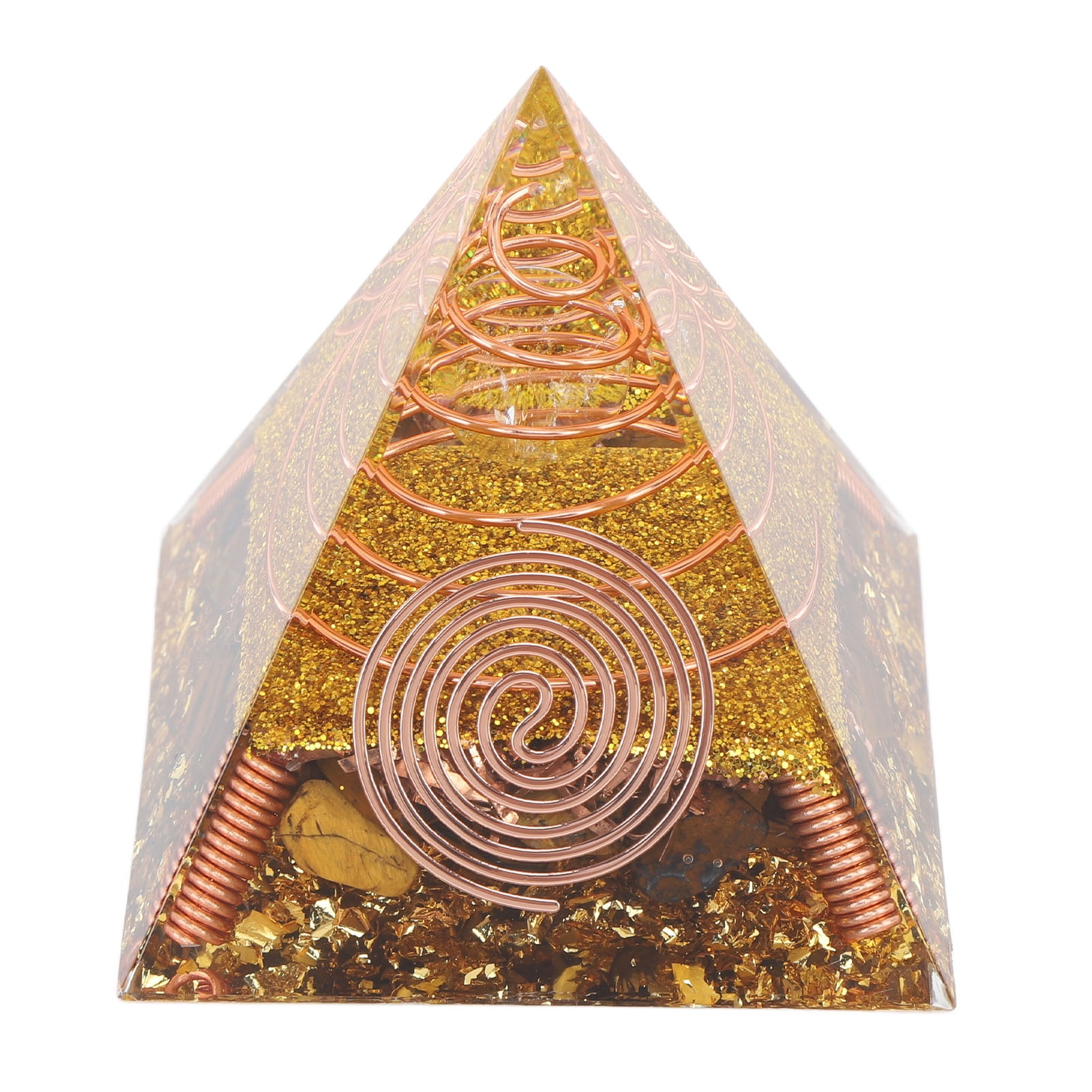 KUAA 6cm Positive Energy Pyramid Tabletop Ornament Energy Generator for ...