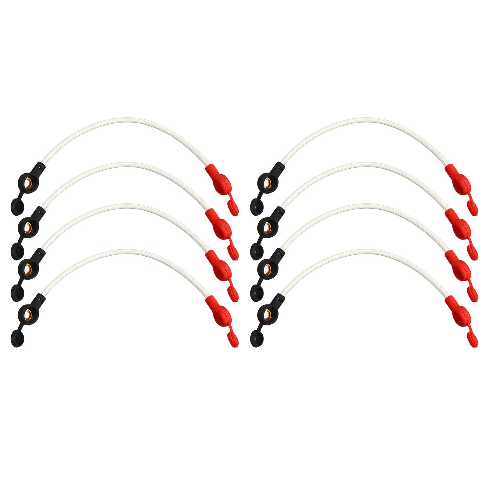 KUAA 8pcs Copper Battery Inverter Cables High Temperature Resistance ...