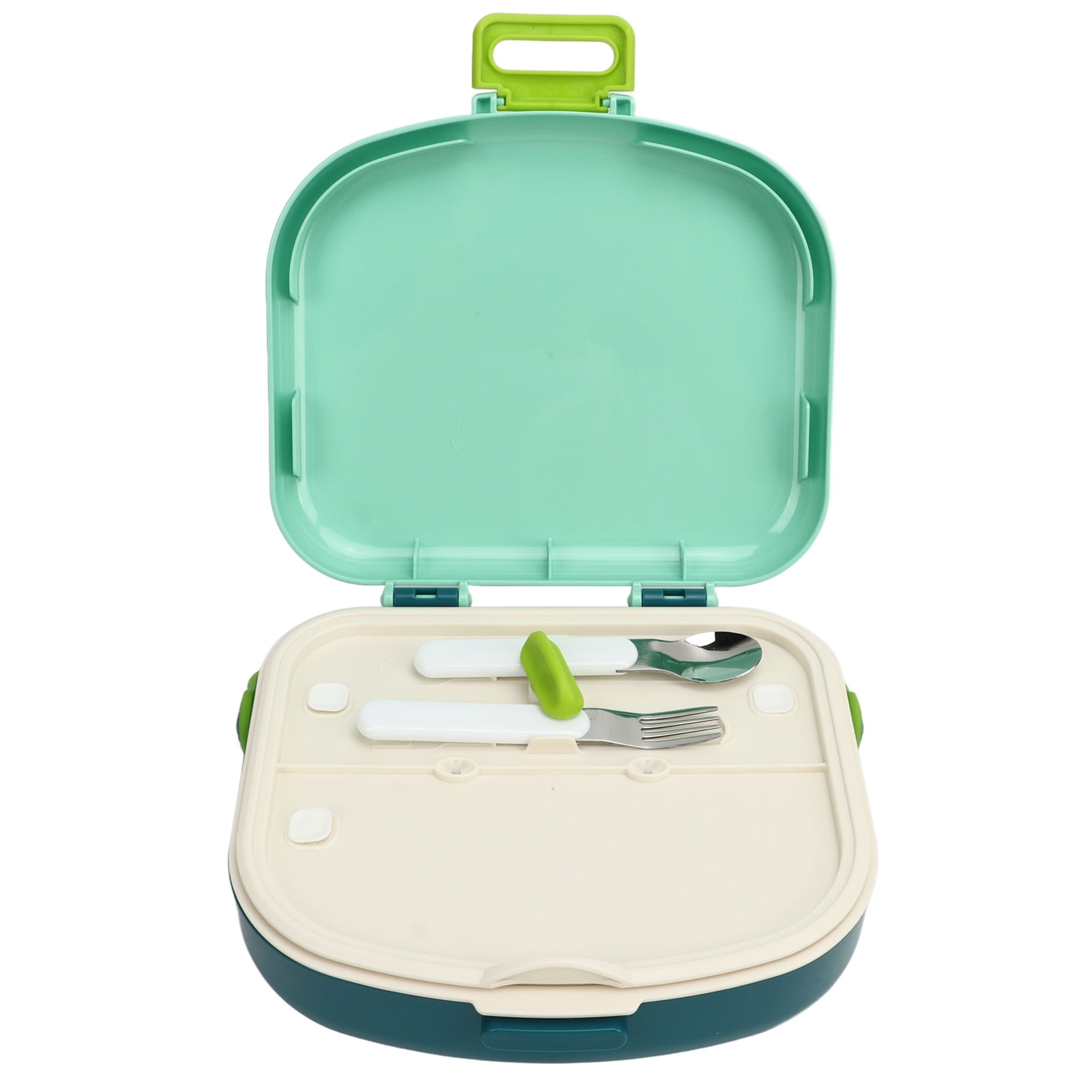 KUAA Bento Lunch Box ABS Separate Compartments with Buckle Handle ...
