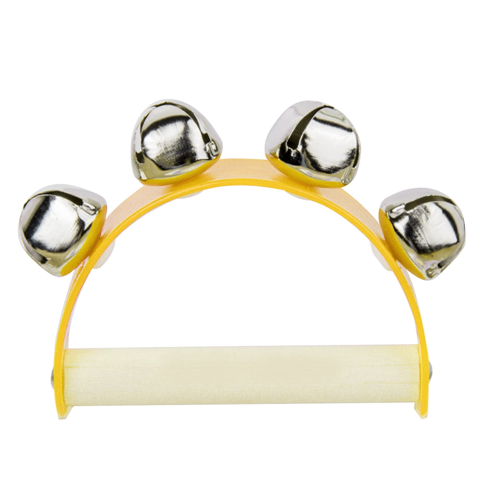 KUAA Jingle Bell Toy Handle Bells Wooden Ergonomic Design Bright Color ...
