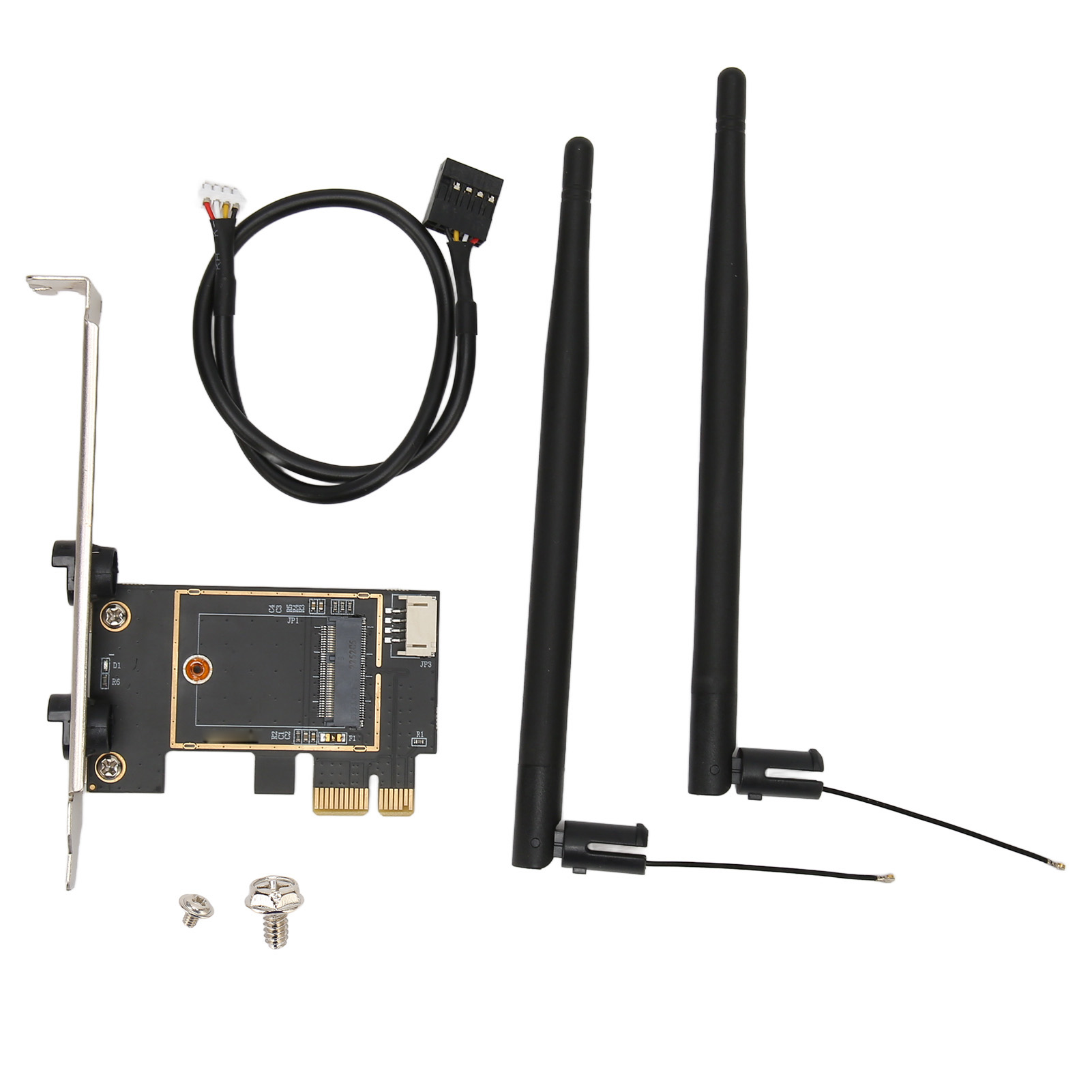 KUAA M.2 to PCIe Expansion Card 6dB Dual Antenna Stable Connection ...