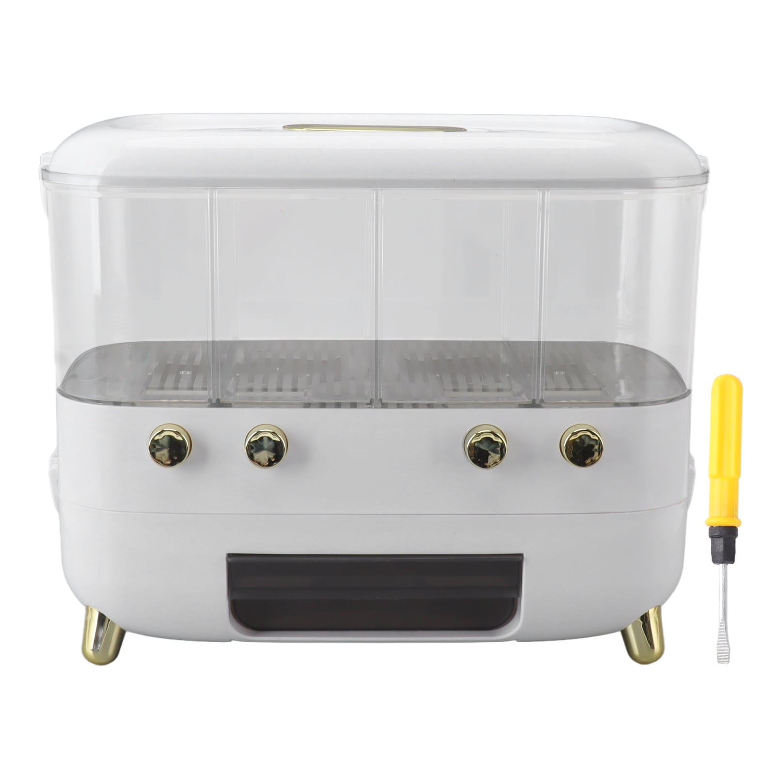 KUAA Rice Dispenser Grain Pail Sealed Multigrain Storage Box ...