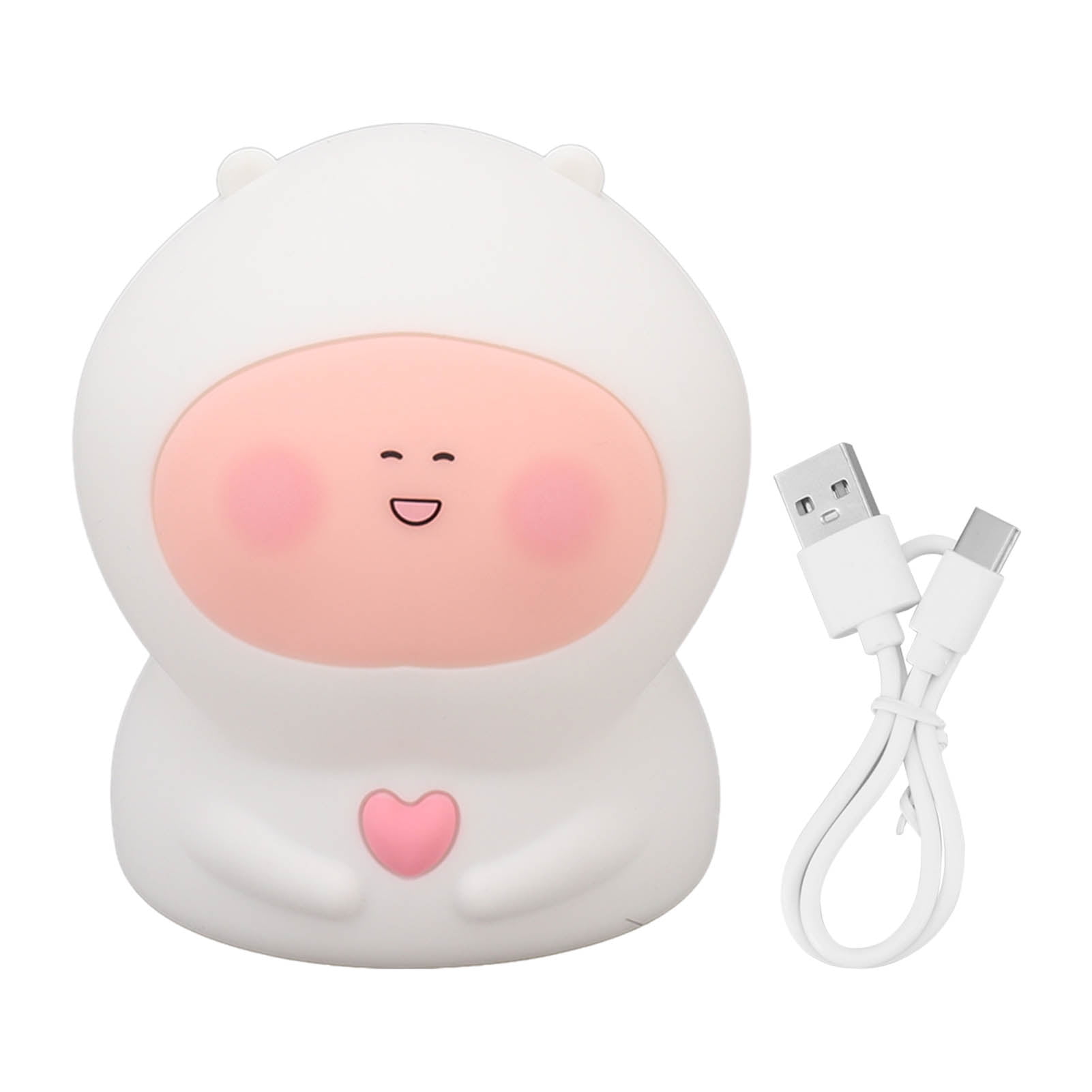 KUAA USB Fat Peach Night Tap Lamp with Timing Function Intelligent ...