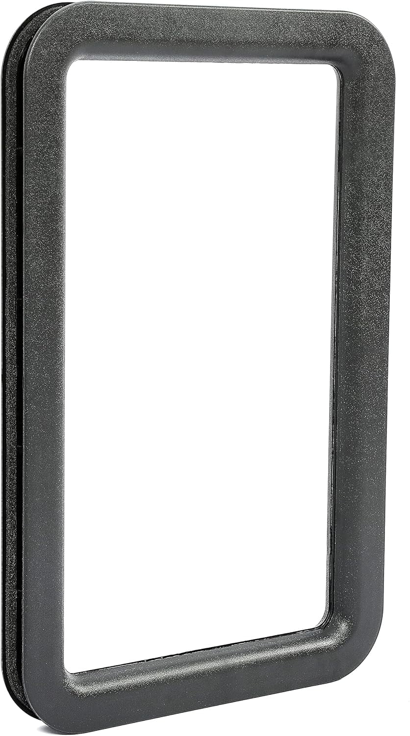 KUAFU Entry Door Window Frame RV Trailer Camper Universal Black Window ...