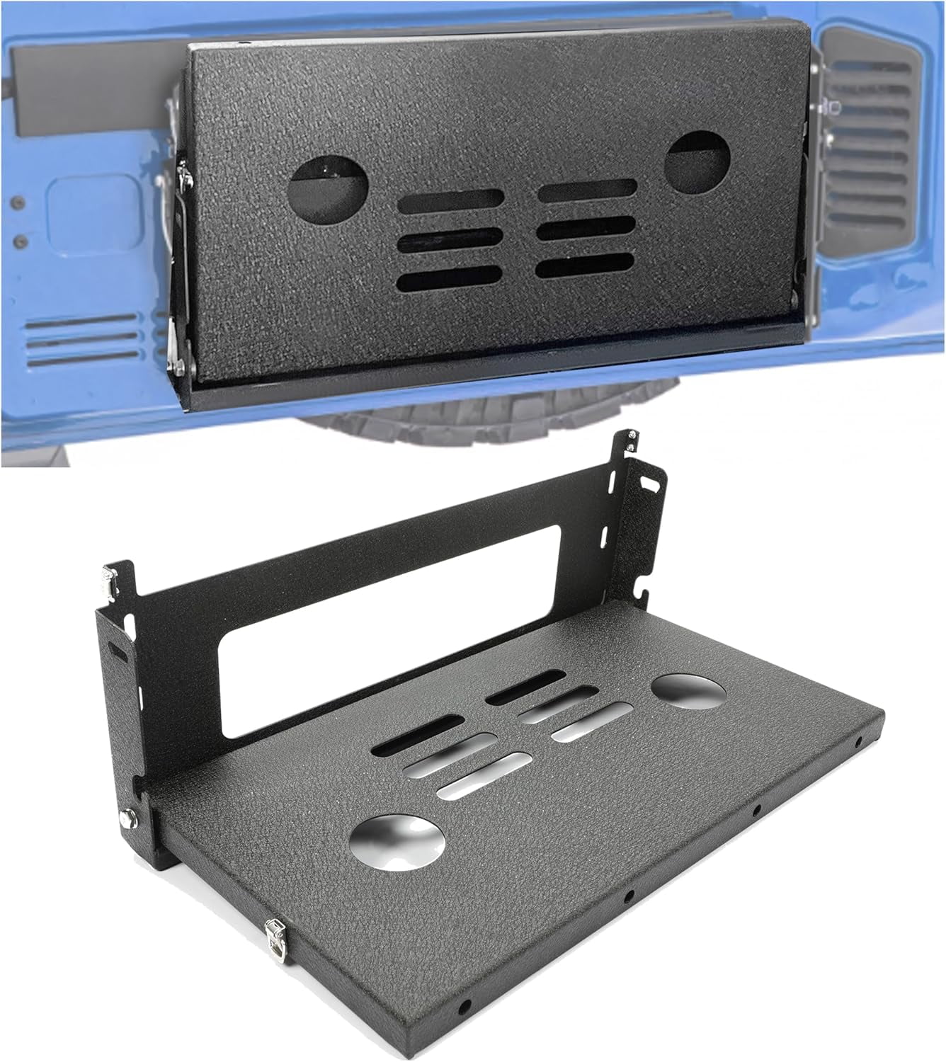 KUAFU Tailgate Table Rear Door Foldable Shelf Compatible with 2007-2024 ...