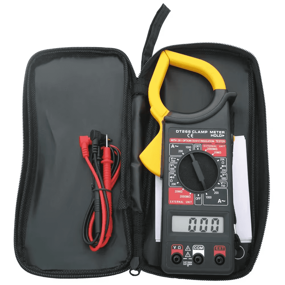 KUAIQU Clamp Meter Professional AC DC 1000V Clamp Multimeter Electrical ...