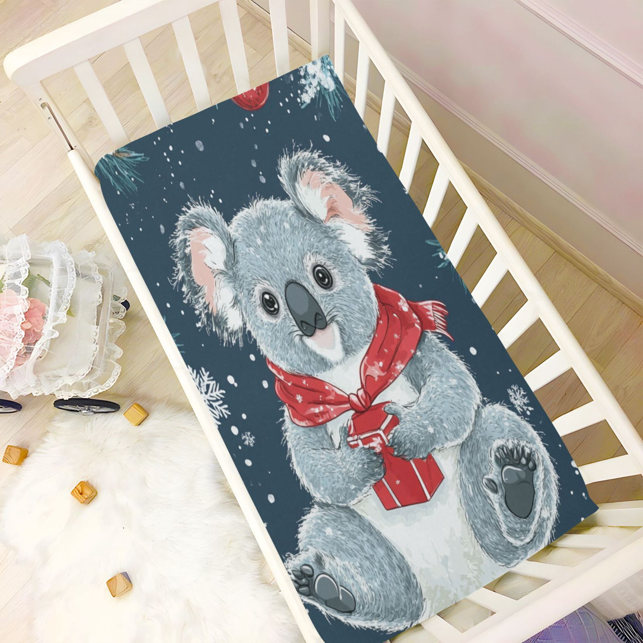 KUANGWANG Ultra Soft Fitted Microfiber Crib Sheets for Newborn Baby ...