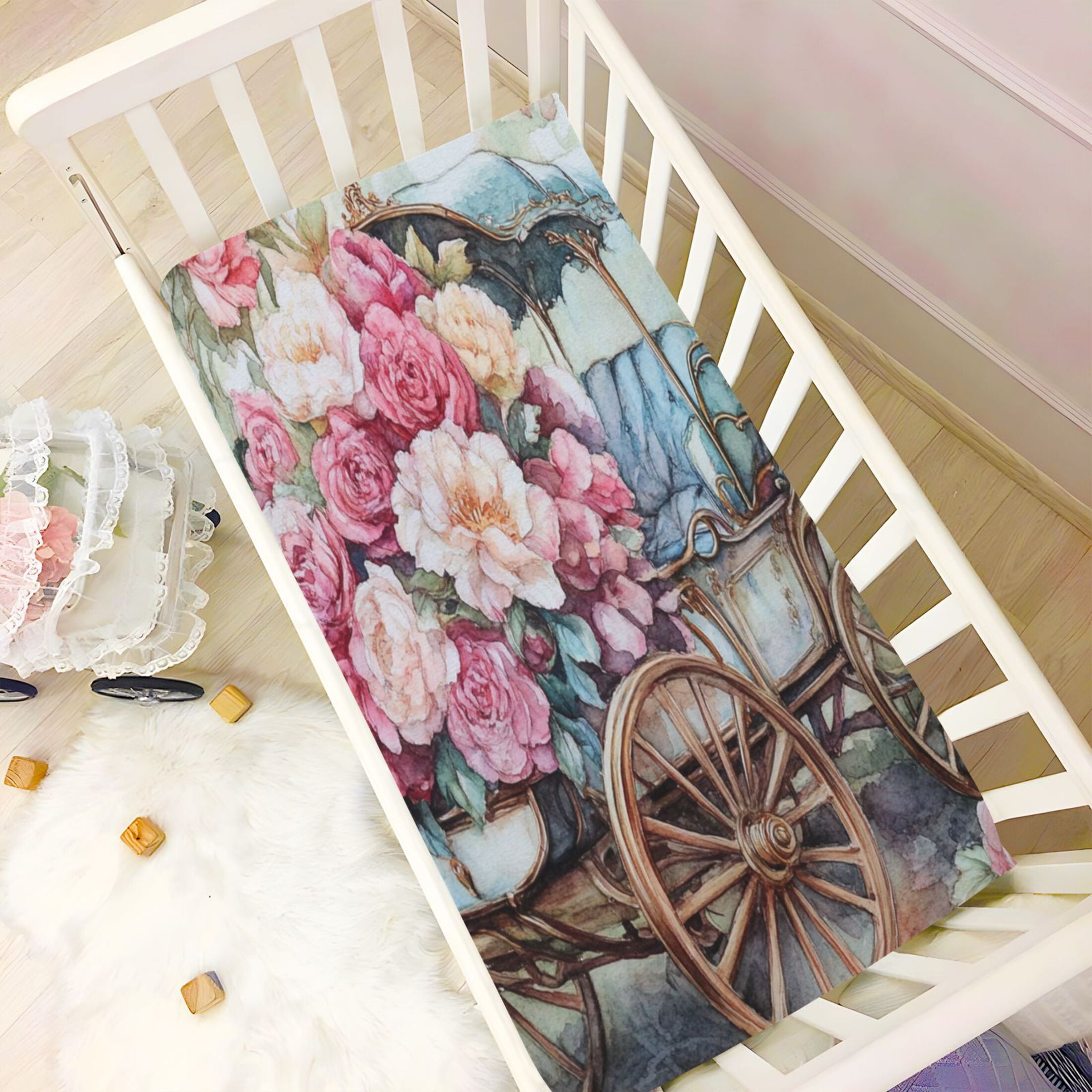 KUANGWANG Ultra Soft Fitted Microfiber Crib Sheets for Newborn Baby ...