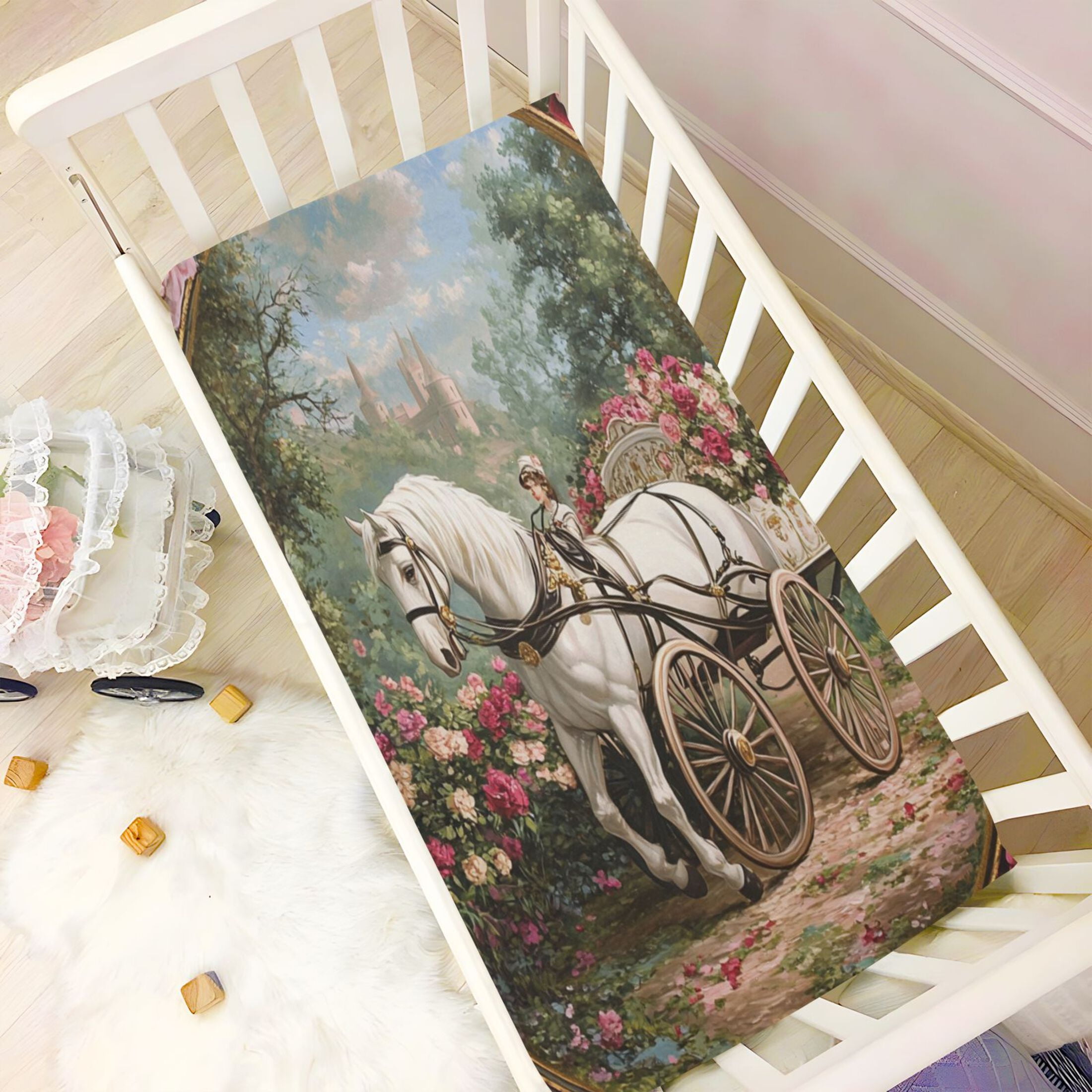 KUANGWANG Ultra Soft Fitted Microfiber Crib Sheets for Newborn Baby ...