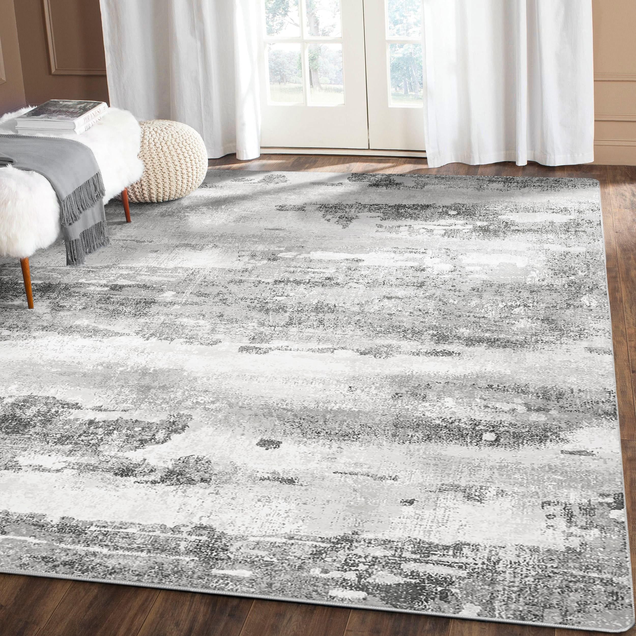 KUETH 3x5 Area Rugs for Living Room Bedroom, Machine Washable Stain ...