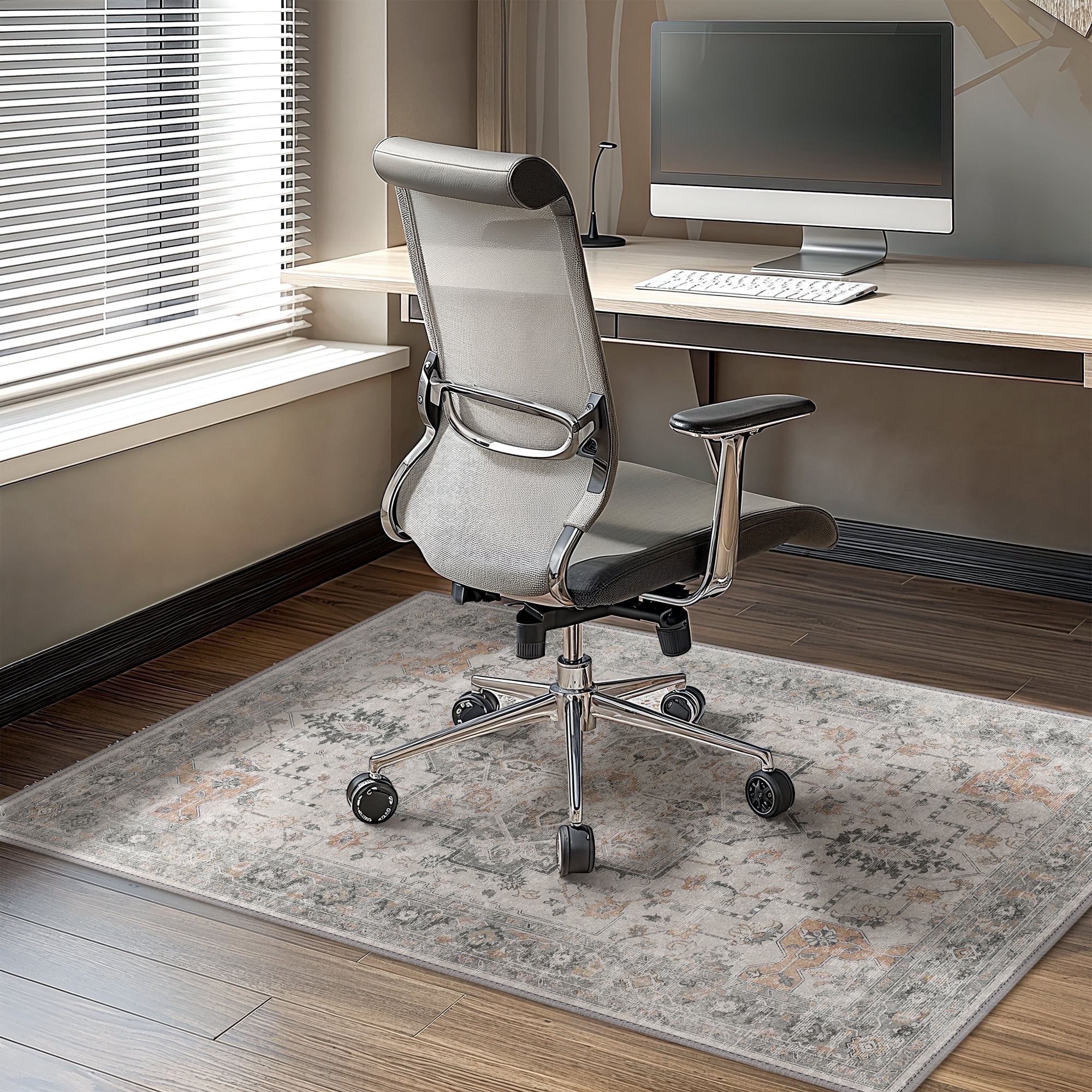 KUETH 48"X 60" Protective Flooring Office Chair Mat for Hardwood Floor ...