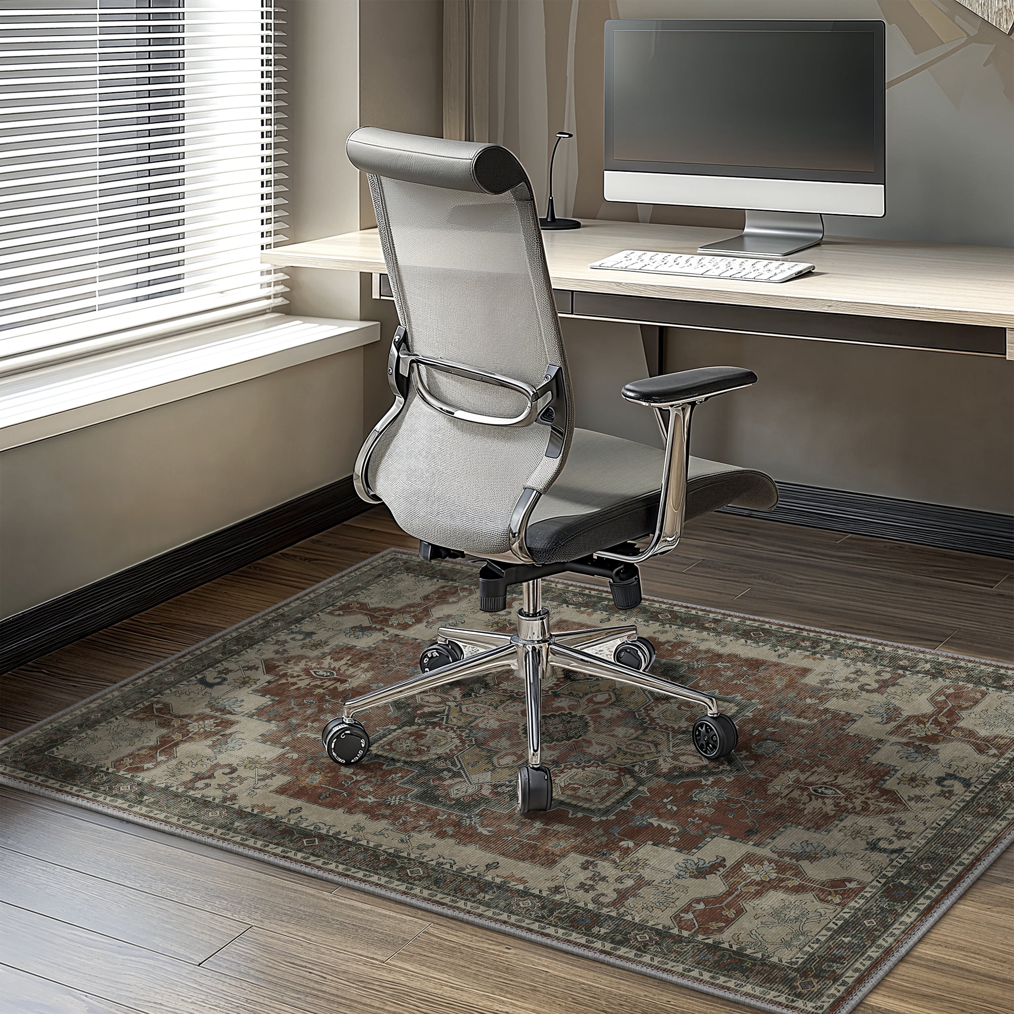 KUETH 48"X 60" Protective Flooring Office Chair Mat for Hardwood Floor ...