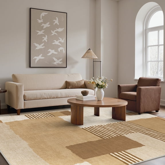 KUETH 8'X10' Vintage Area Rugs Machine Washable Rugs for Living Room ...