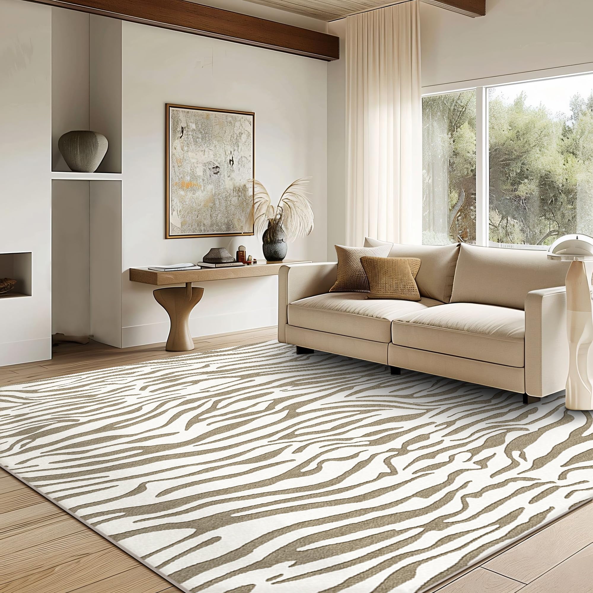 KUETH 8x10 Area Rugs for Living Room Bedroom, Machine Washable Stain ...