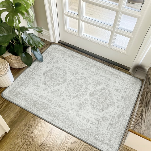 KUETH Area Rugs Entryway Rug 2x3 Machine Washable Rugs Distressed ...