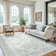 BERTHMEER 3'x5' Washable Black Area Rugs for Bathroom Bedroom Entryway ...