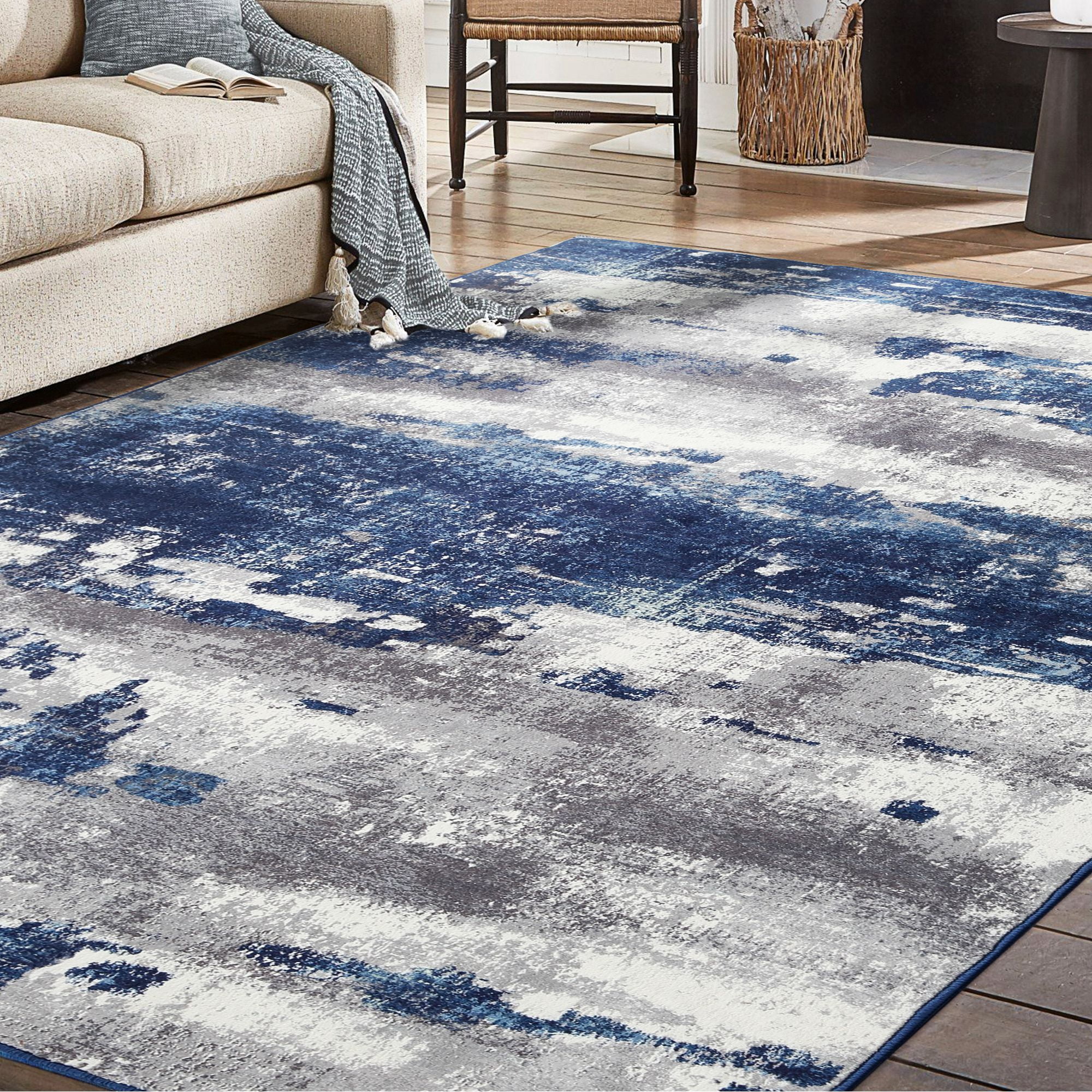 KUETH Area Rugs for Living Room 9x12 Large Modern Machine Washable ...