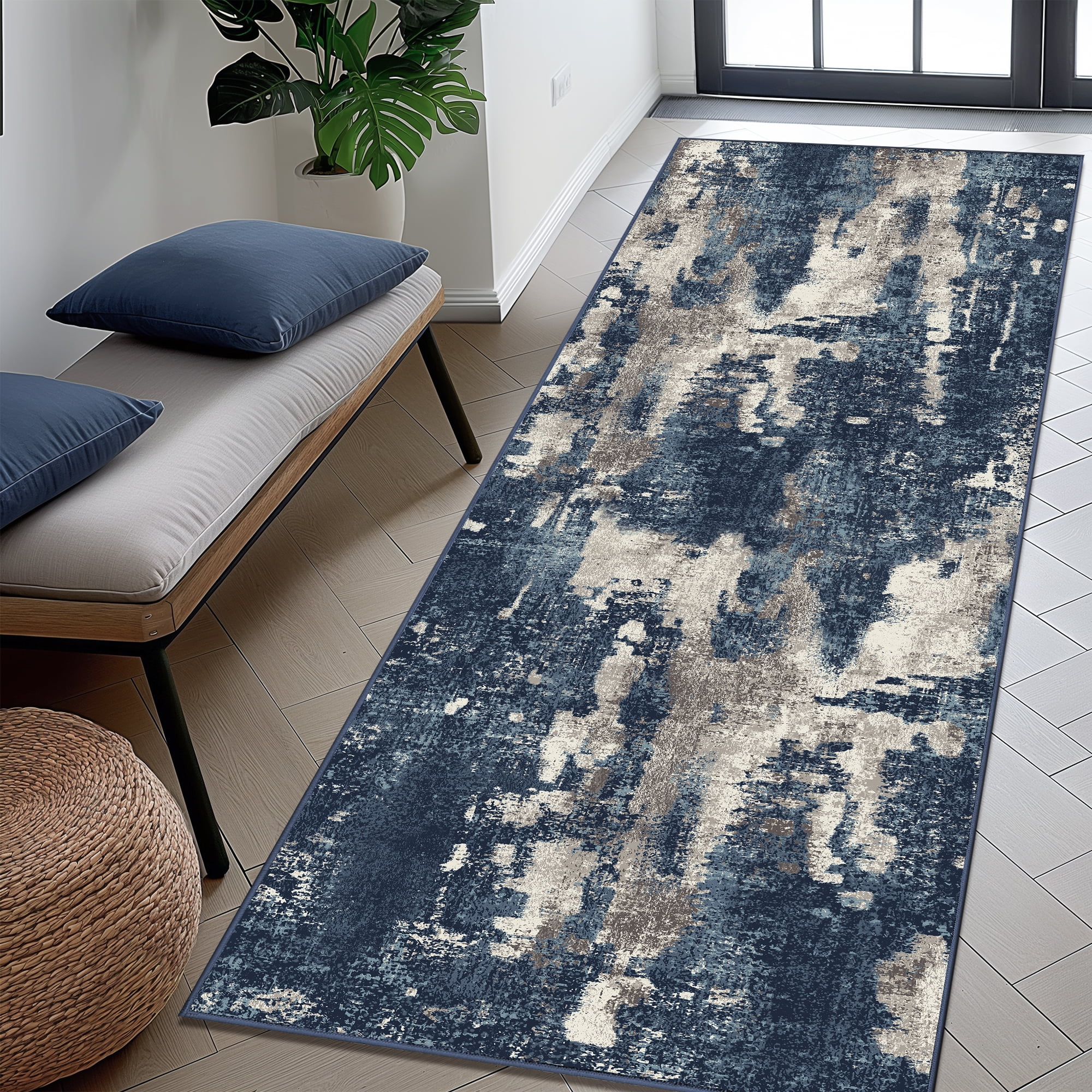 KUETH Kitchen Runner Rug 2x7 Modern Machine Washable Vintage Rugs ...