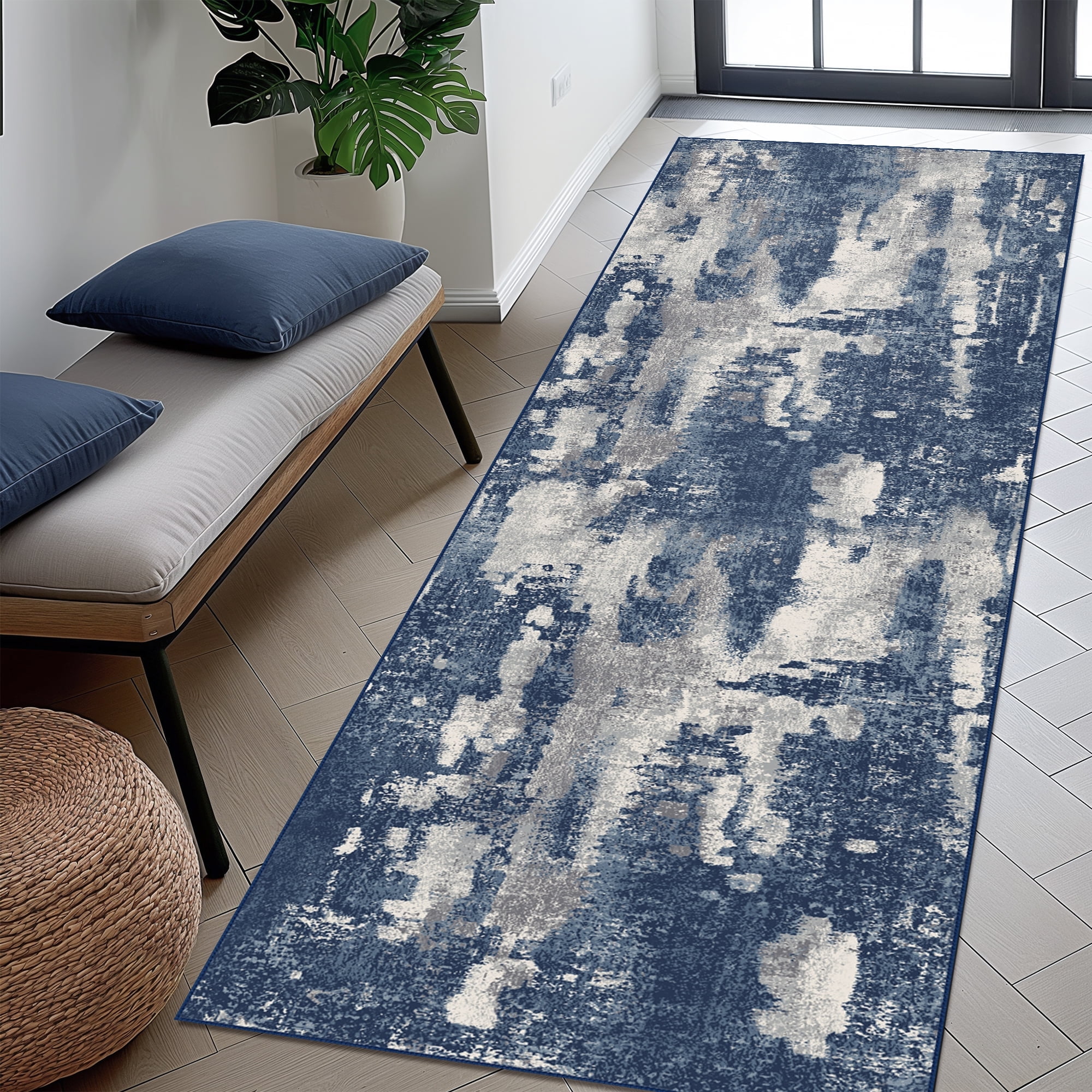 KUETH Kitchen Runner Rug 2x7 Modern Machine Washable Vintage Rugs ...