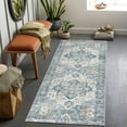 KUETH Modern Area Rug 2x7 Non Slip Hallway Runner Rug, Low Pile Machine ...