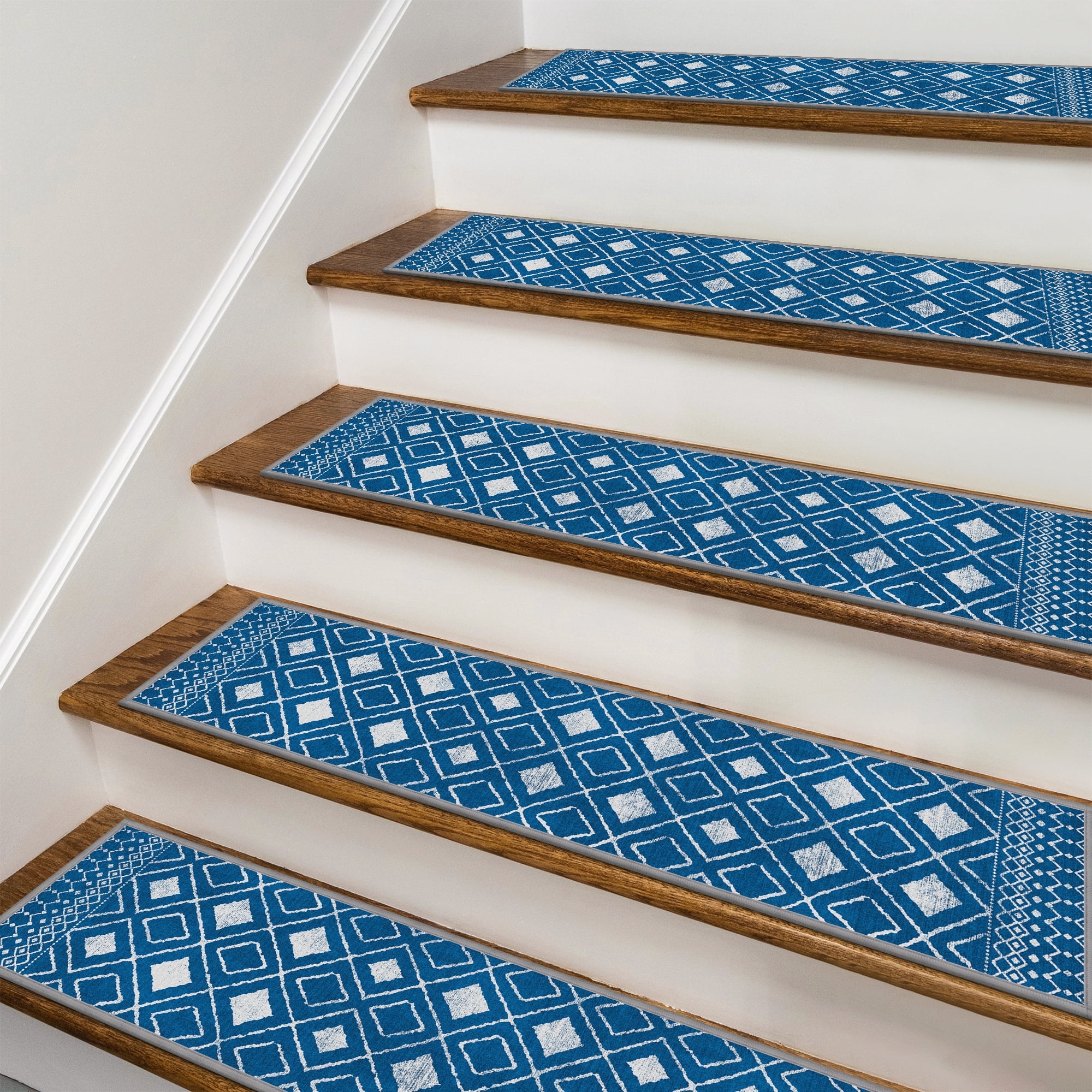 KUETH Stair Treads Non Slip 15 PCS, 8" X 30" Edging Stair Runner for ...