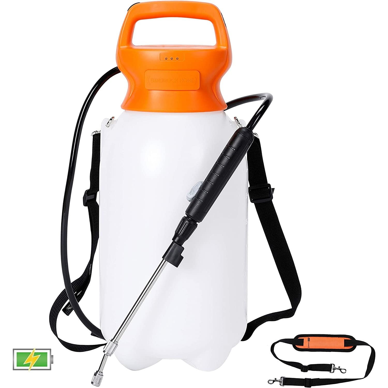 KUF 2-Gallon Garden Sprayer with Battery Powered Pump - New Version ...