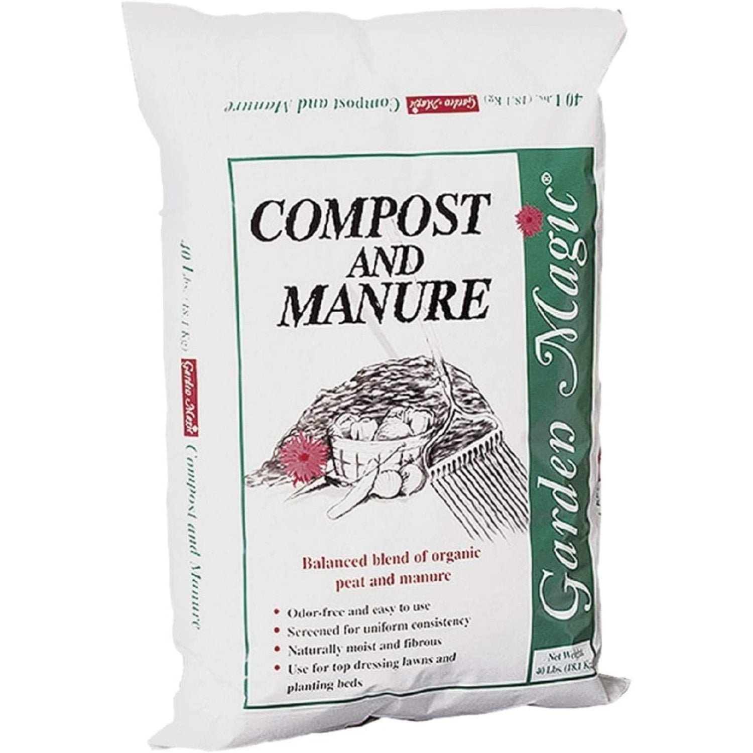 KUF 5240 Garden Magic Compost and Manure, 40-Pound - Walmart.com