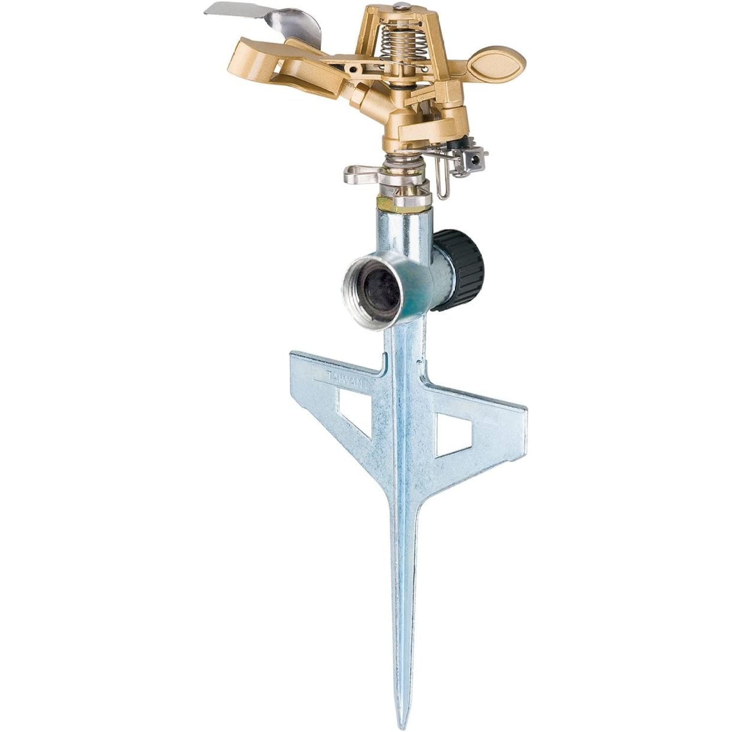KUF 9536CH 9536H Pulsating Sprinkler, Metal Head & Base/Step Spike ...