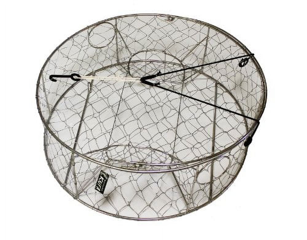 KUFA Stainless steel wire crab trap (ø30"x10") CT100 - Walmart.com