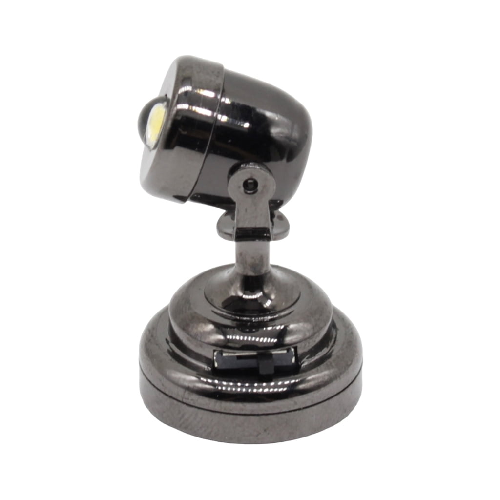 KUFptva 1/12 Scale Dollhouses Miniature Spotlamp with LED Light And ...