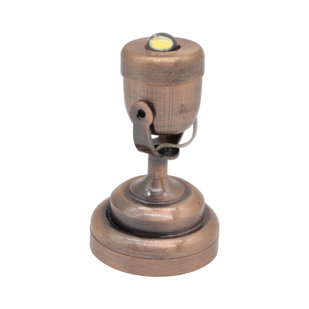 KUFptva 1/12 Scale Dollhouses Miniature Spotlamp with LED Light And ...