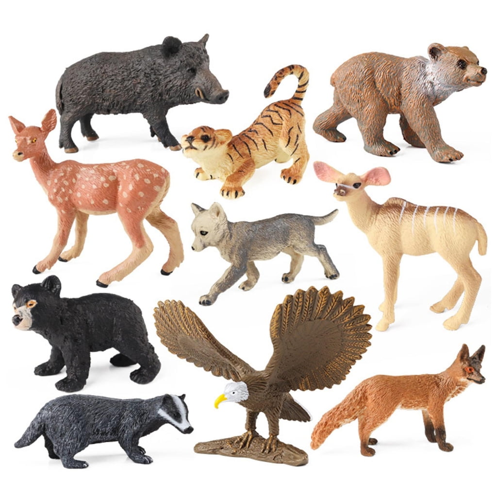 KUFptva 10/14/16PCS Children Simulation Toy for Boy Models Action ...