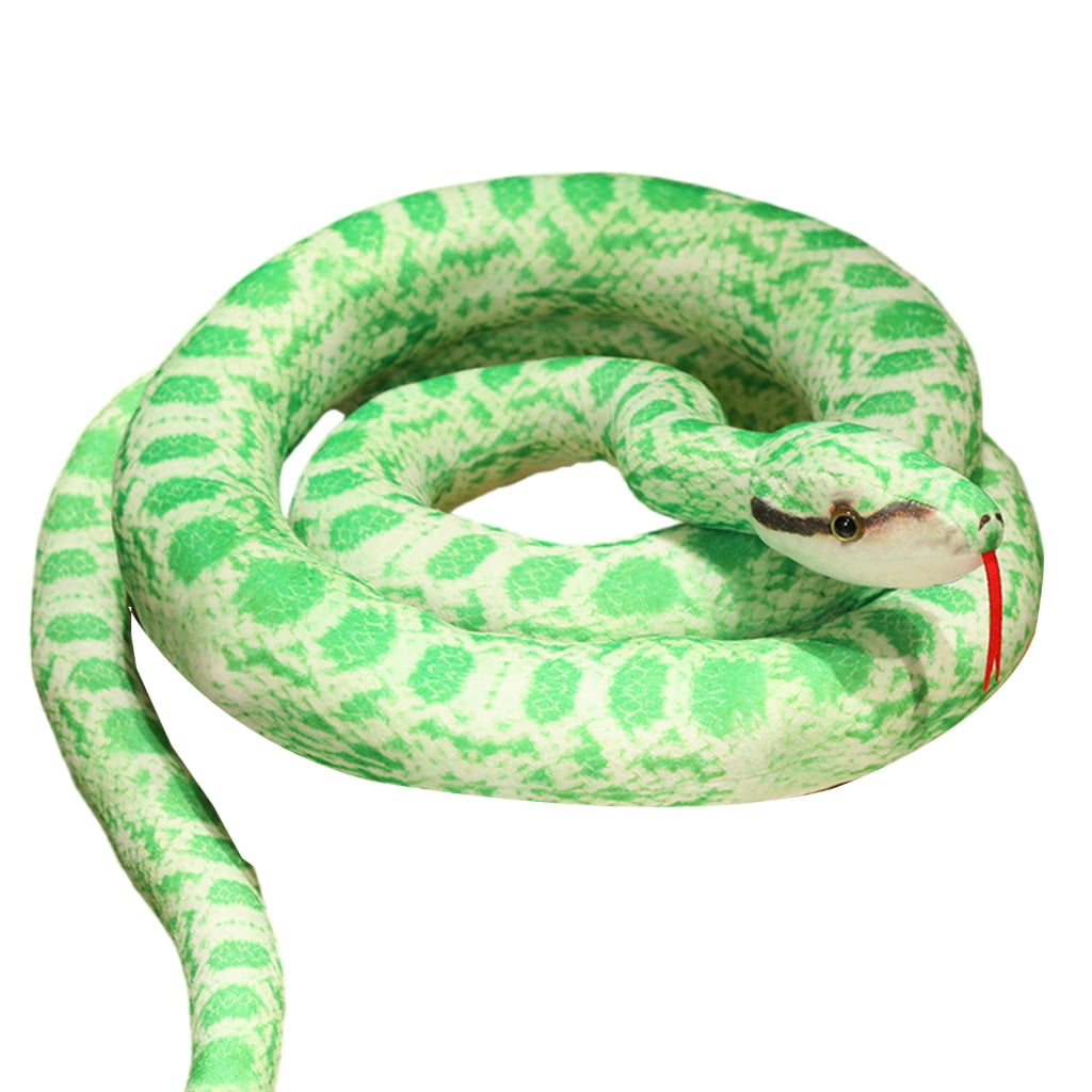 KUFptva 100cm Life Like Snake Plush Dolls With Simulation Pattern Plush ...