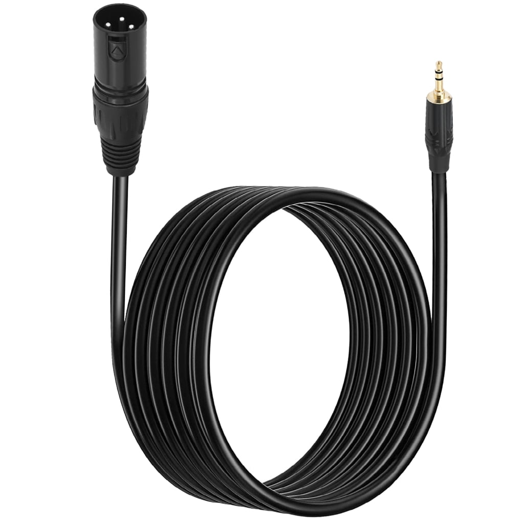 KUFptva 3.5mm to 3Pin Male Microphones Cable for Seamlessly Connection ...