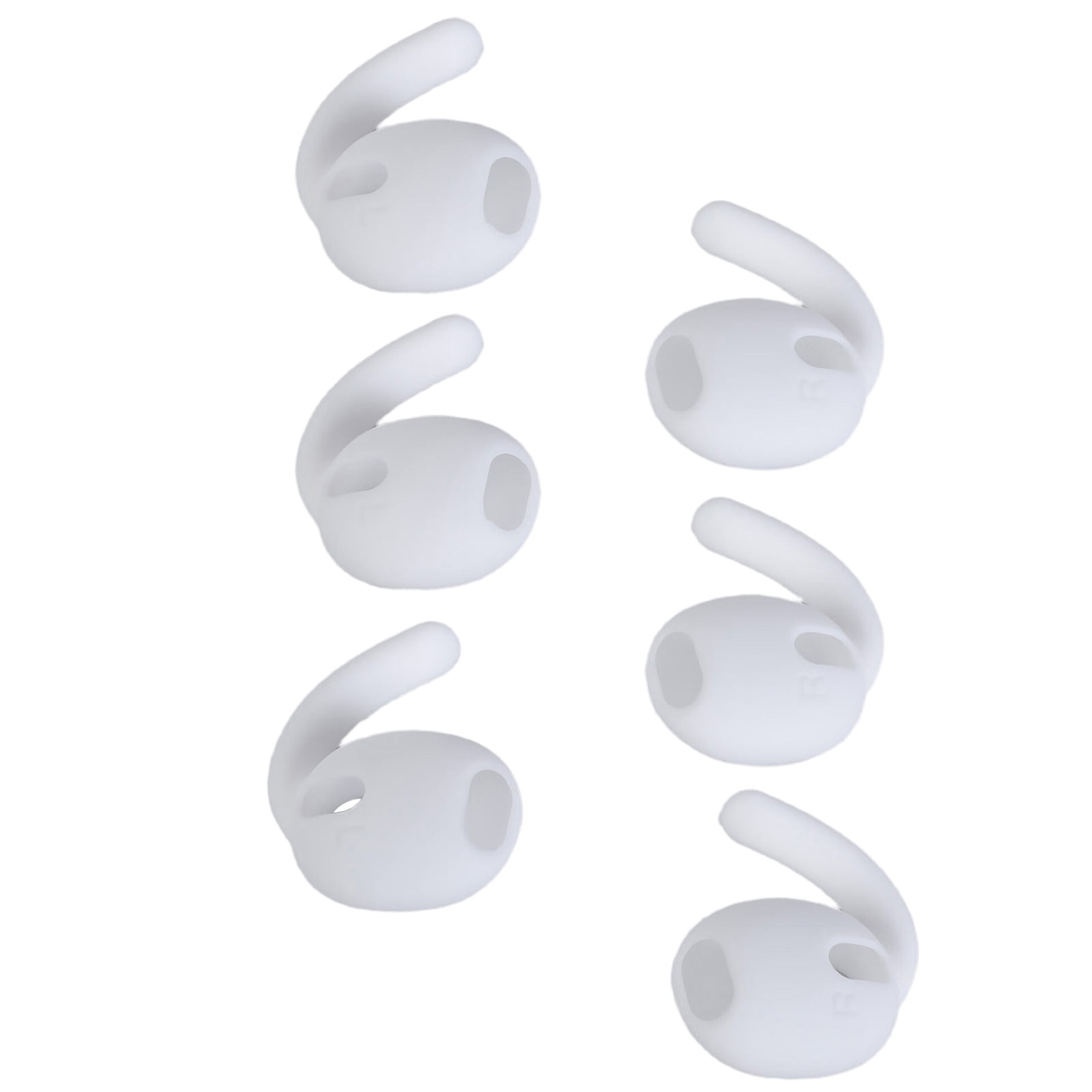 KUFptva 3 Pairs Soft Silicone Ear Covers Ear Hooks For Buds Earbuds ...