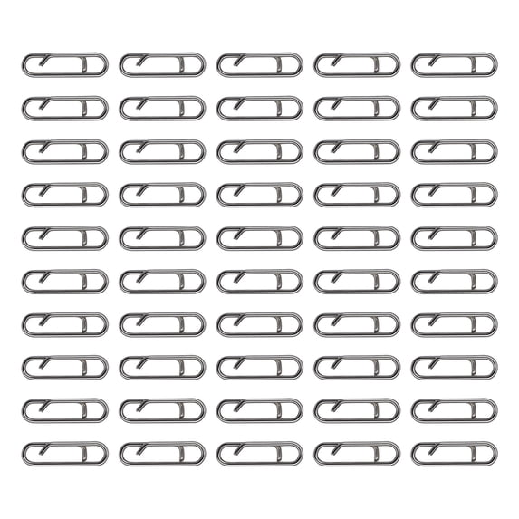 KUFptva 50Pcs Link Split Rings Power Fishing Clip Connector Fishing ...