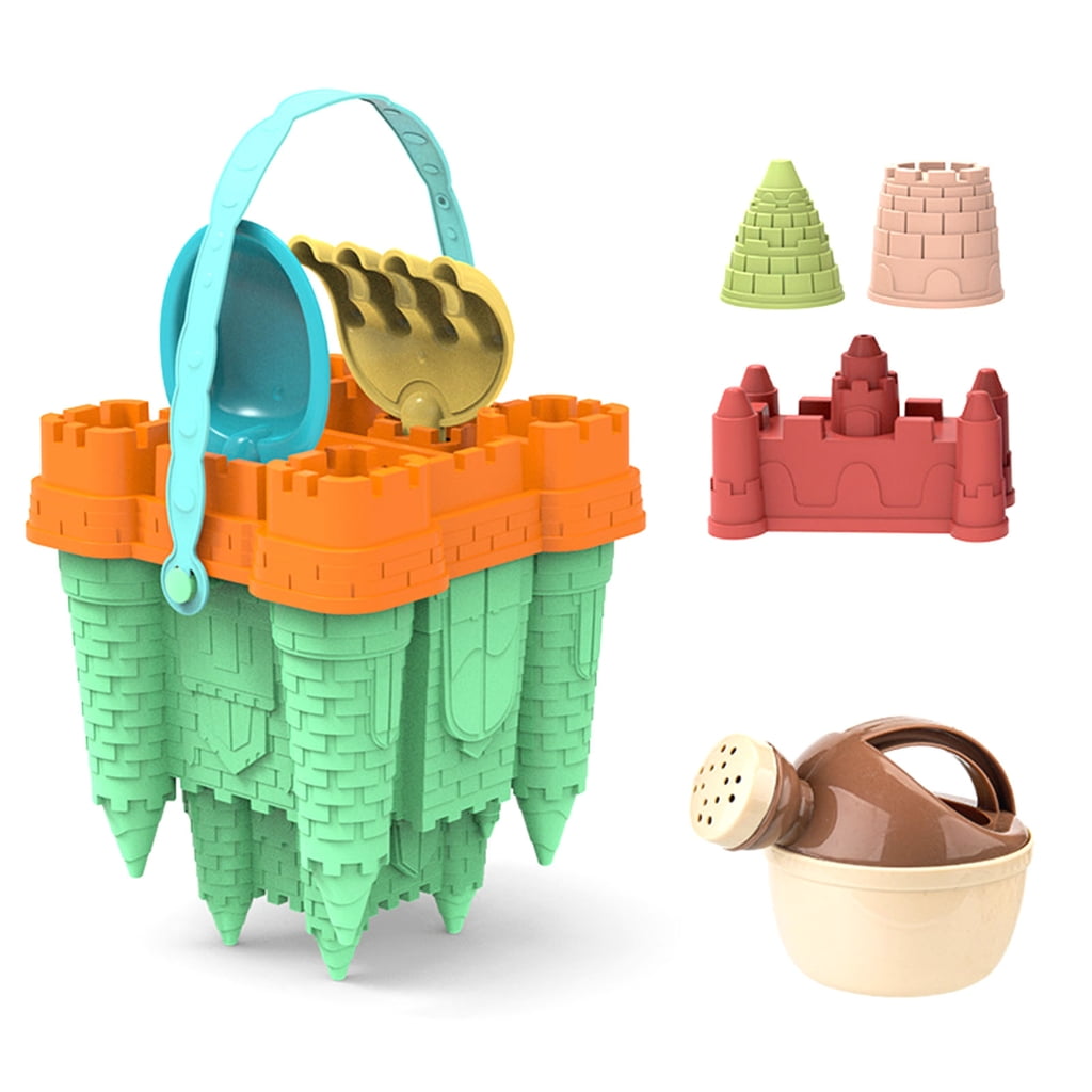 KUFptva Beach Sand Toy with Castle Mold for Child Sand Sculpture Sand ...