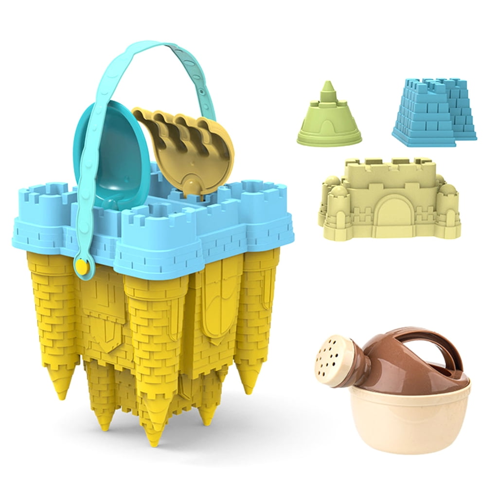 KUFptva Beach Sand Toy with Castle Mold for Child Sand Sculpture Sand ...