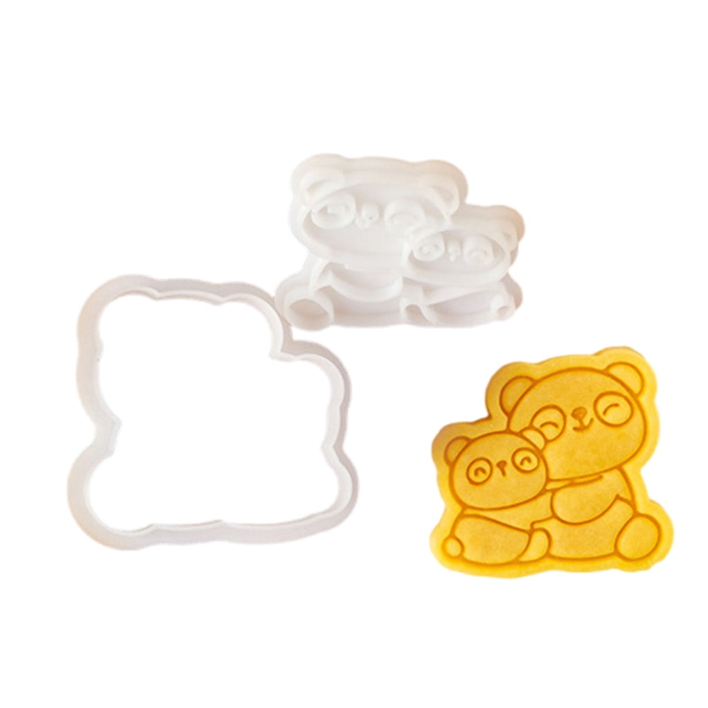 KUFptva Cartoon Cookie Cutter Lovely Biscuits Molds Food Grade Silicone ...