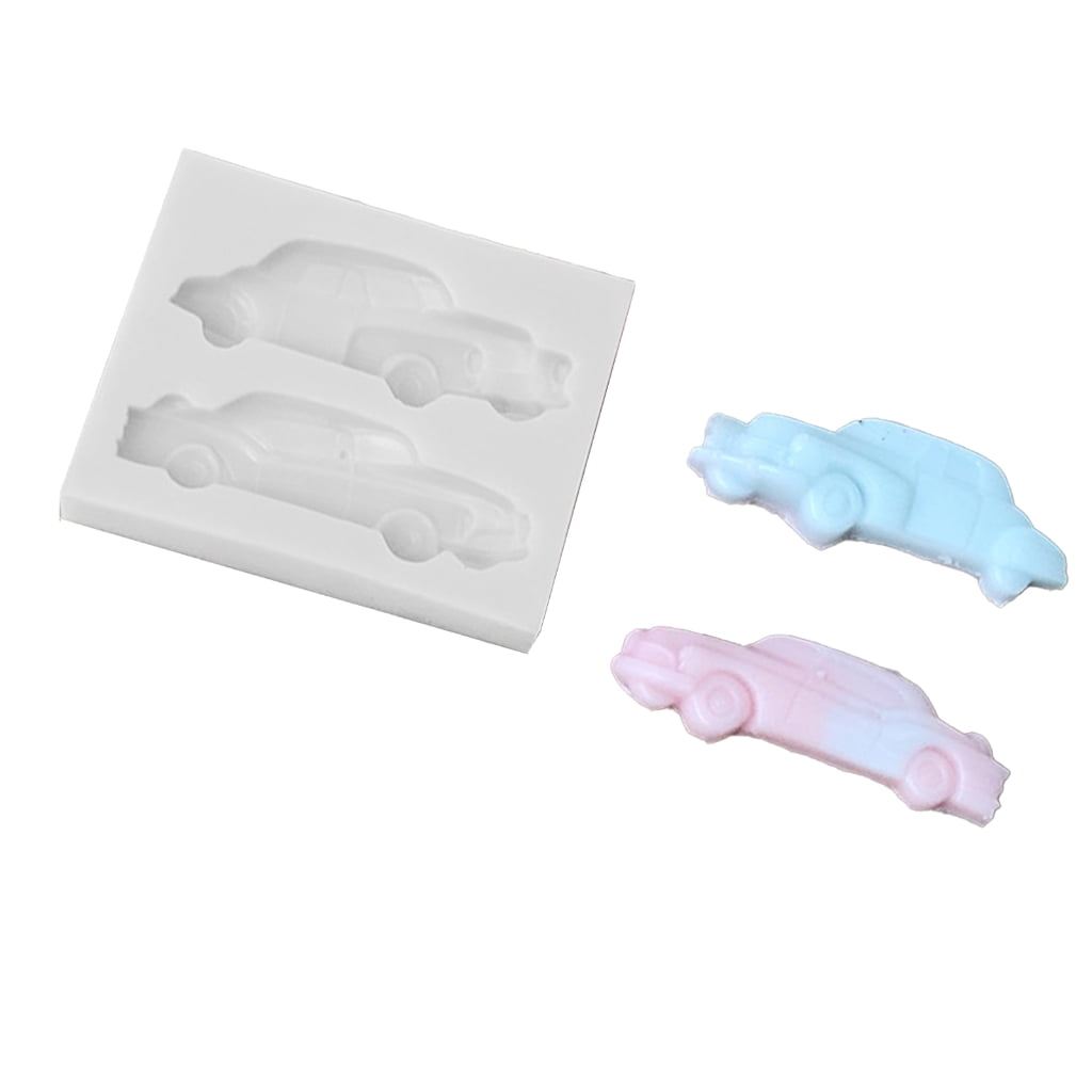 KUFptva Cartoon Cute Car Figure Moulds Fun and Unique Car theme Dessert ...