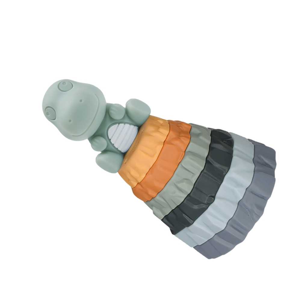 KUFptva Cartoon Dinosaur Stackable Blocks Toy Develop Coordination ...