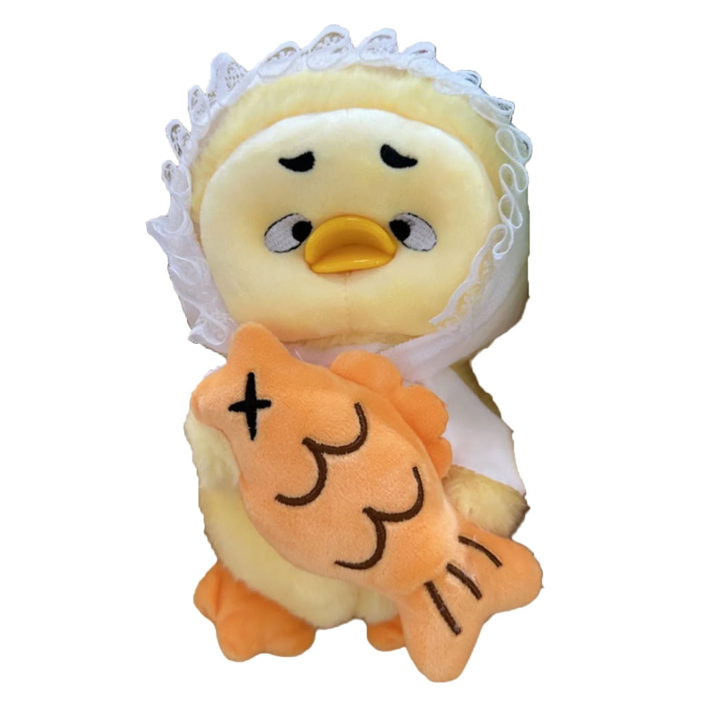 KUFptva Cartoon Duck Doll Plush Toy Stuffed Dolls Throw Pillow Soft ...