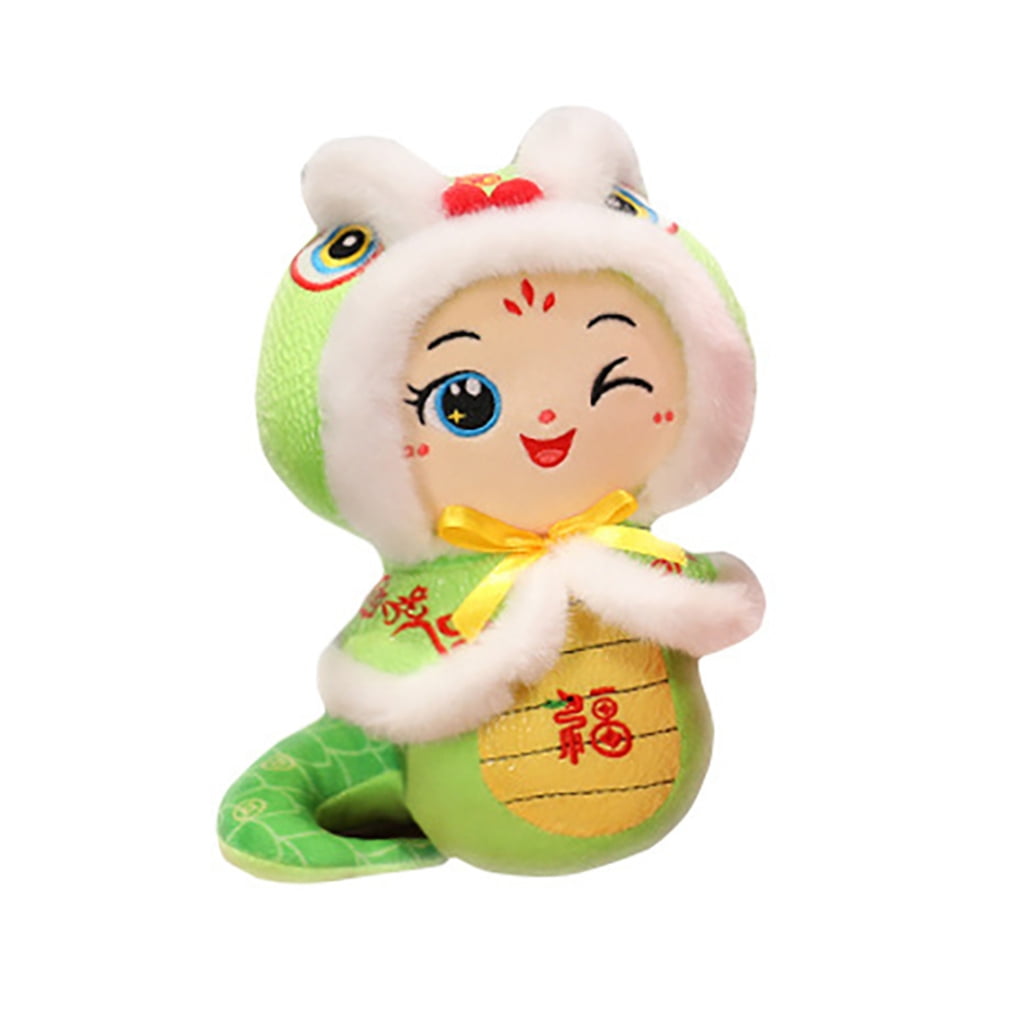 KUFptva Cartoon Stuffed Toy Lovely Snake Shape Cartoon Figure Snake ...