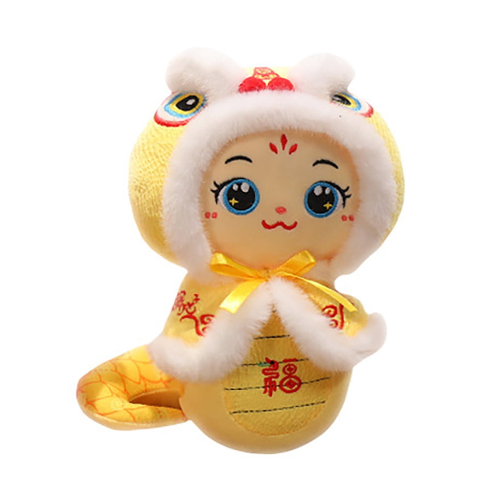 KUFptva Cartoon Stuffed Toy Lovely Snake Shape Cartoon Figure Snake ...