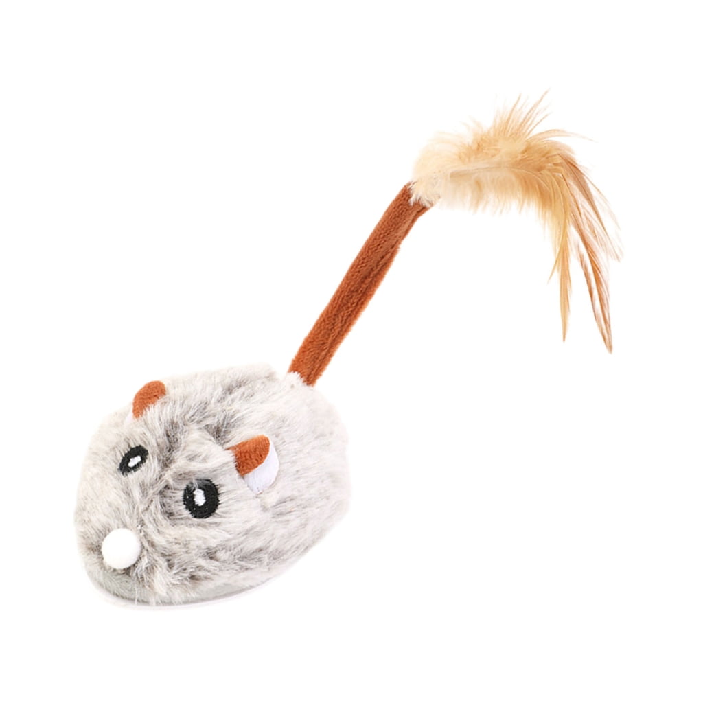 KUFptva Cats Toy Electric Mouse Plush Mice Toy Cats Indoor Hunting Toy ...