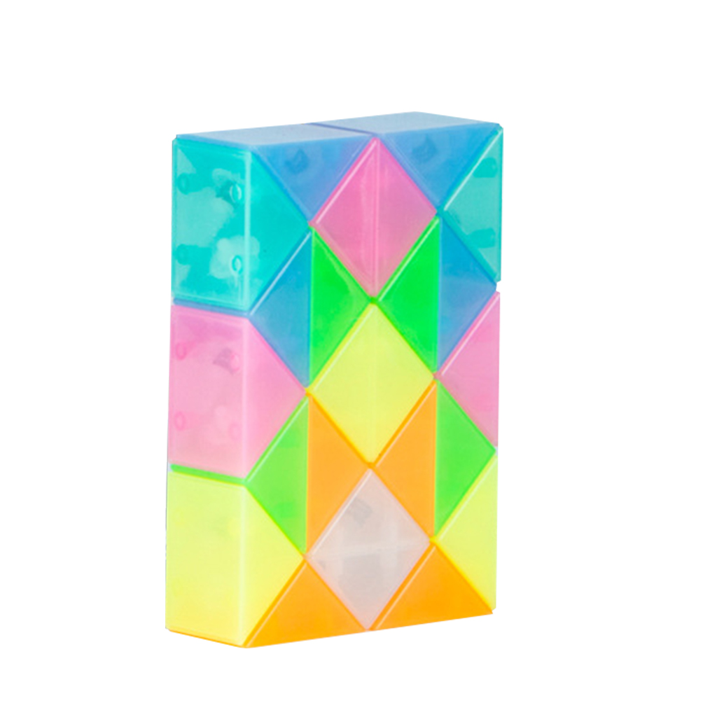 KUFptva Children's Brain Game Cube Ruler Educational Toy with Variety ...